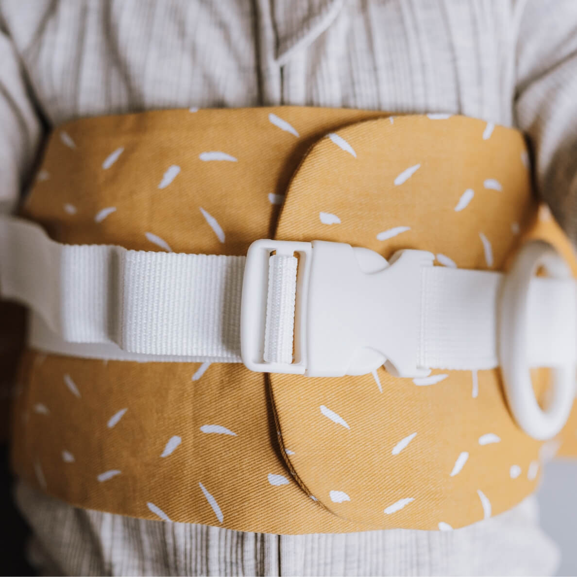 WriggleBum Harness - Butterscotch Sprinkle – WriggleBum Nappy Change ...